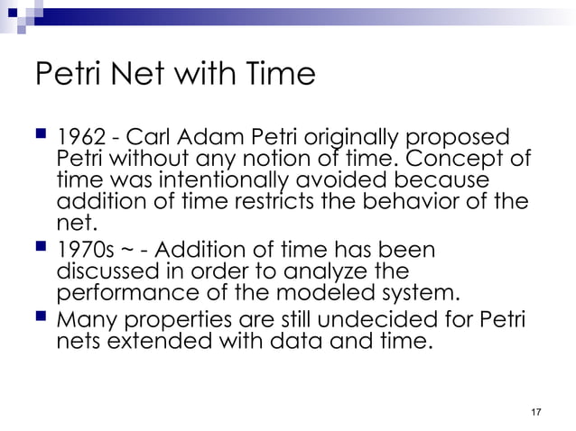 petri-nets: definition and its application | PPT | Technology & Computing