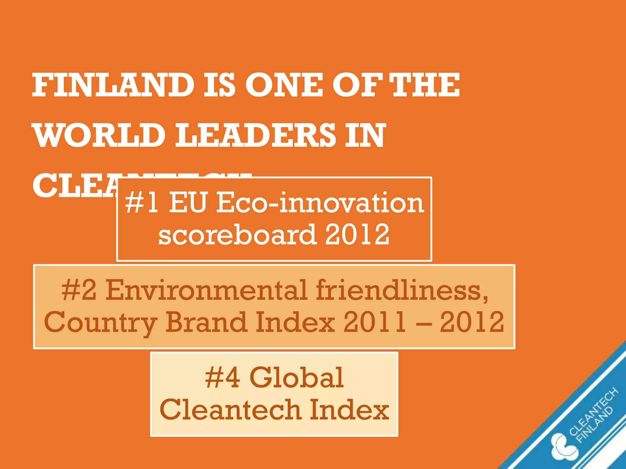 Finnish Cleantech, Petri Lintumäki, Cleantech Finland | PPTX