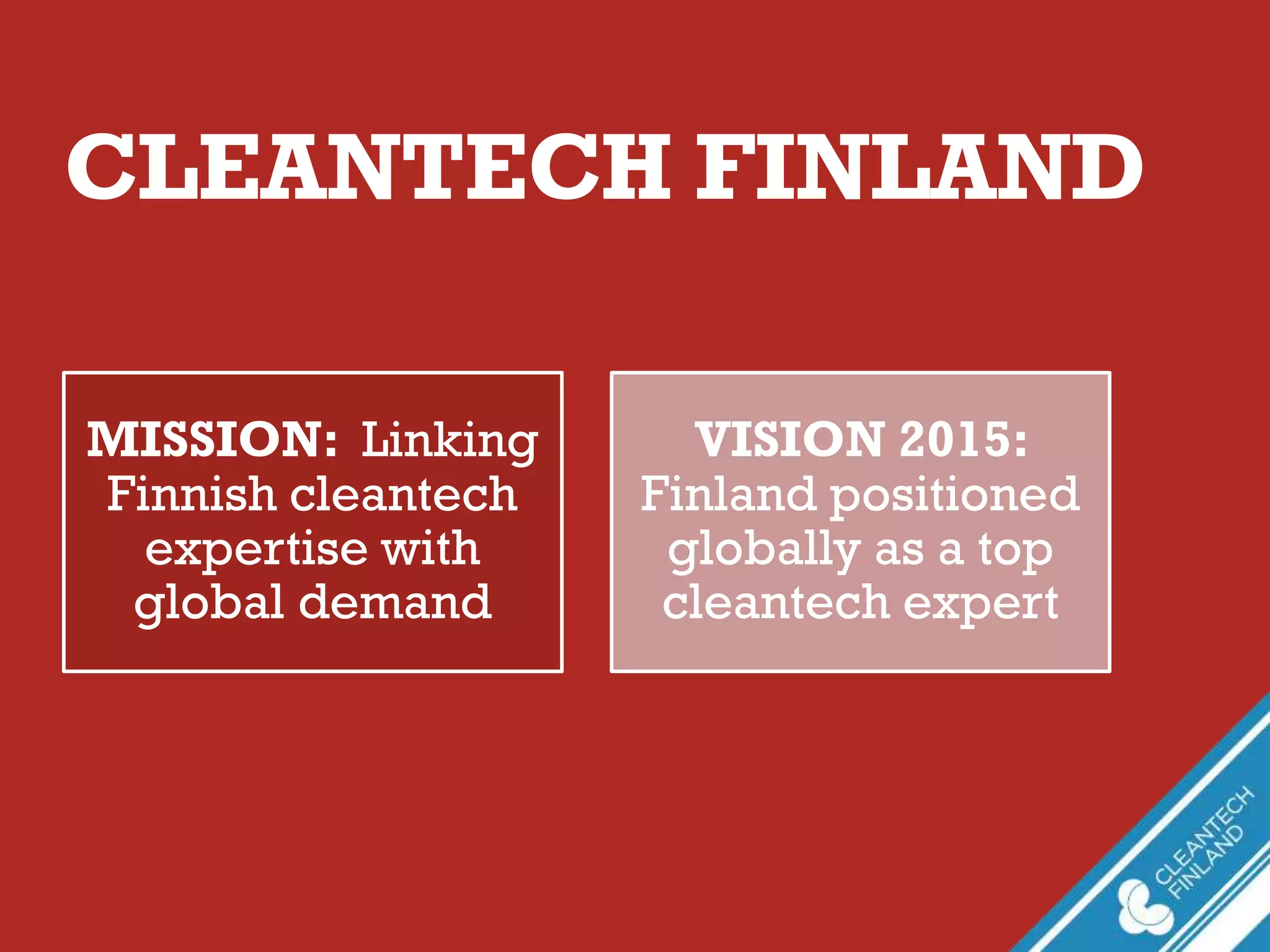 Finnish Cleantech, Petri Lintumäki, Cleantech Finland | PPTX