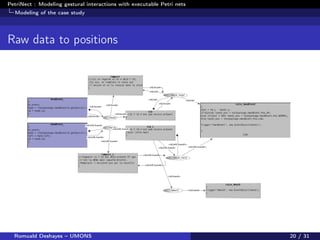 Petrinect: Modeling gestural interactions with executable Petri nets | PPT