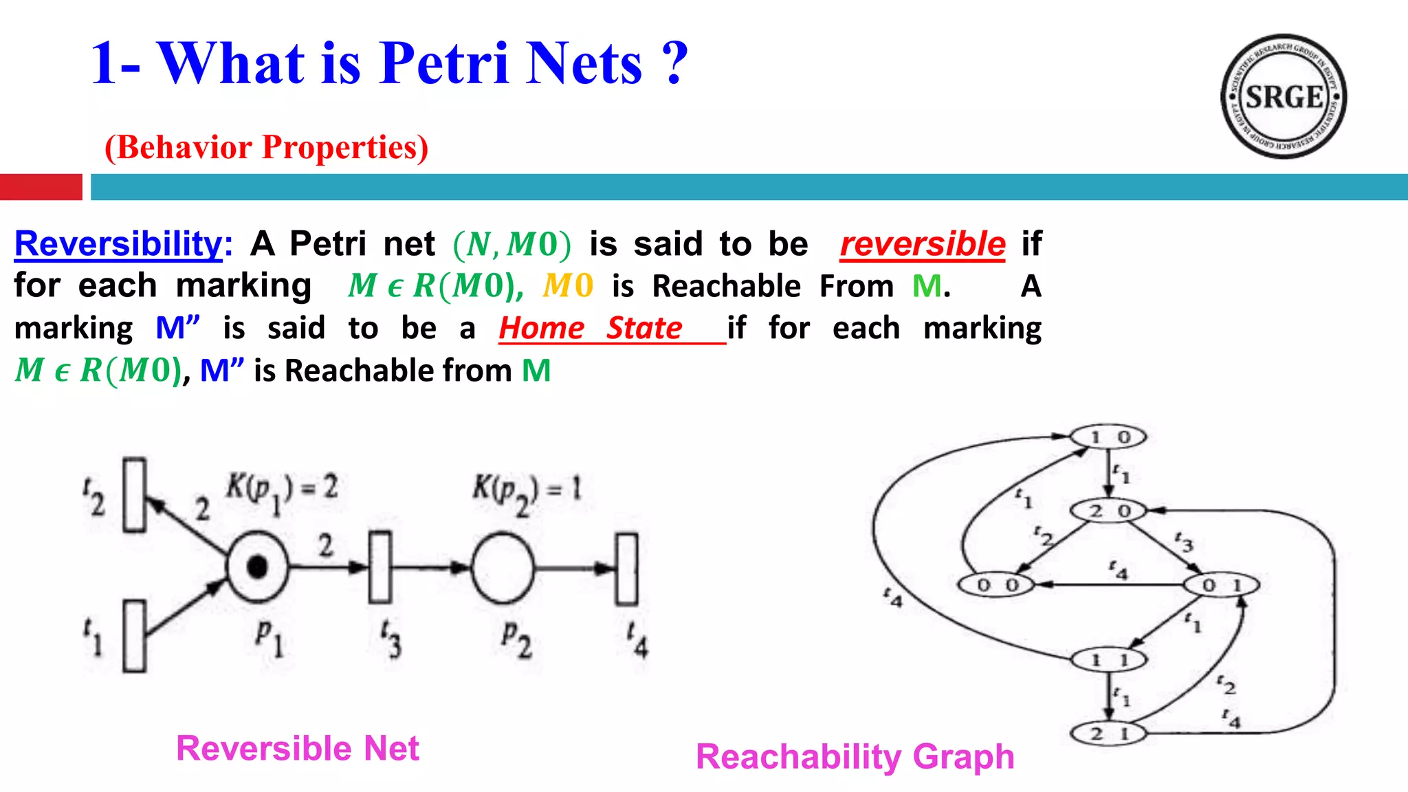 Petri Nets: Properties, Analysis and Applications | PPTX
