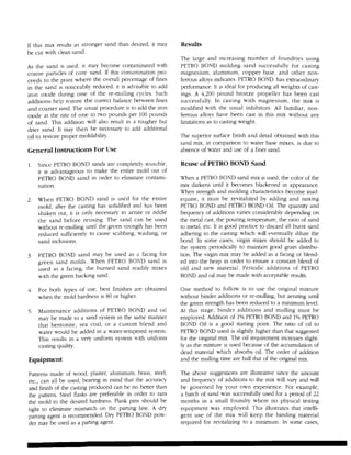 Petro Bond foundry molding sand | PDF