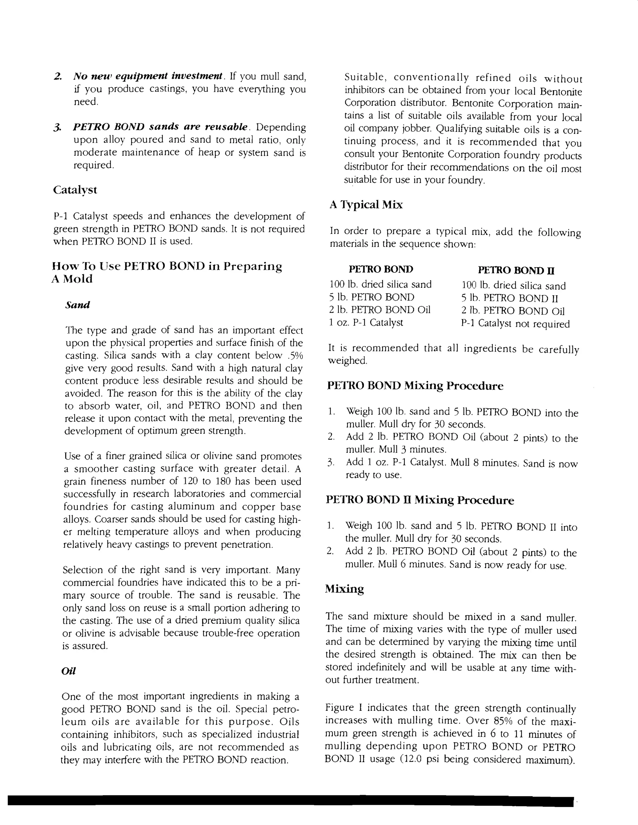 Petro Bond Foundry Sand Brochure | PDF