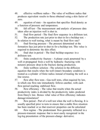Petrobowl Well Testing Study Questions | DOCX
