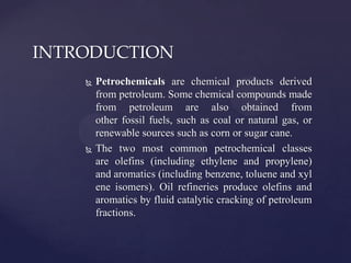 Petrochemicals logistics tutorial presentation | PPTX