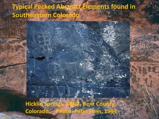Petroglyph chronology in southeast colorado | PDF