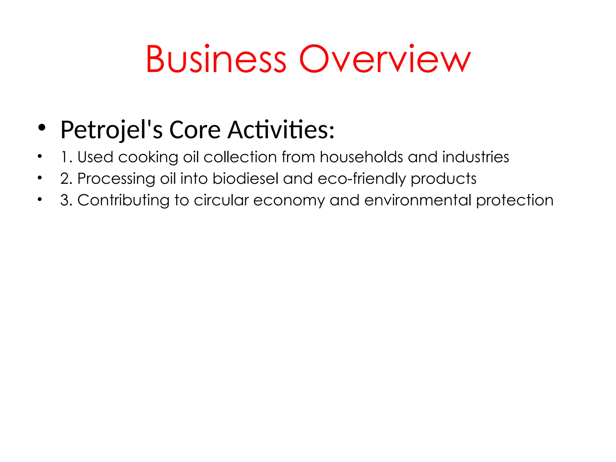 Petrojel renewable energy from used cooking oil in Indonesia.pptx