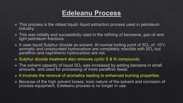 Solvent Extration Processes Ppt 4497