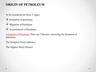 Petroleum Geology and System Analysis Lecture | PPTX