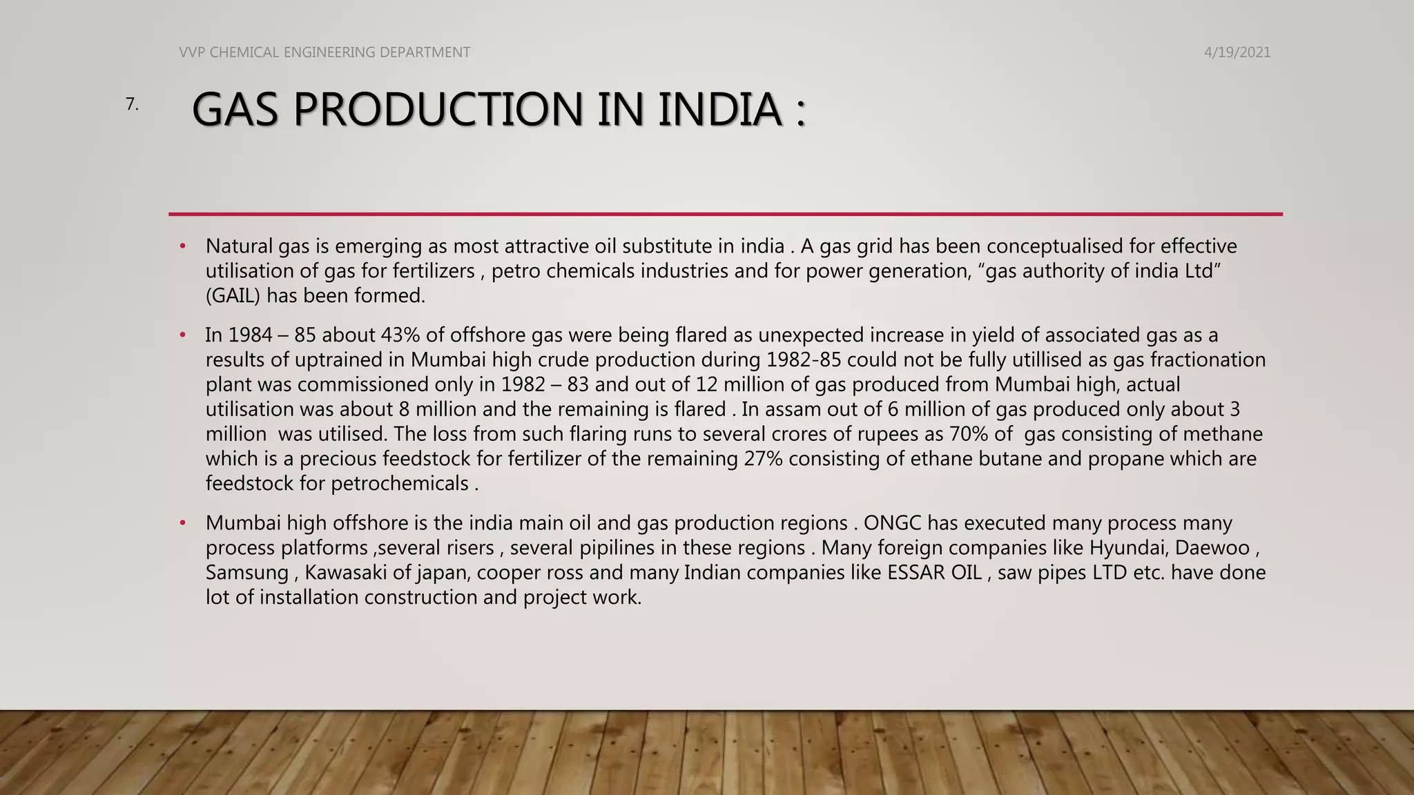 Petroleum and gas exploration in india | PPTX