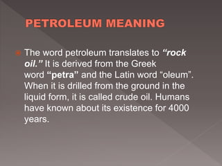 Petroleum and it’s refining.pptx