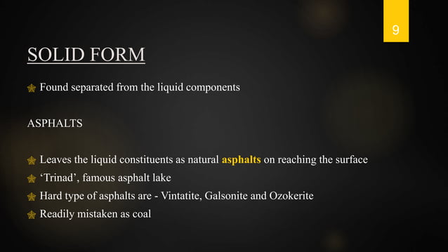 Petroleum classification physical properties | PPTX | Chemistry | Science