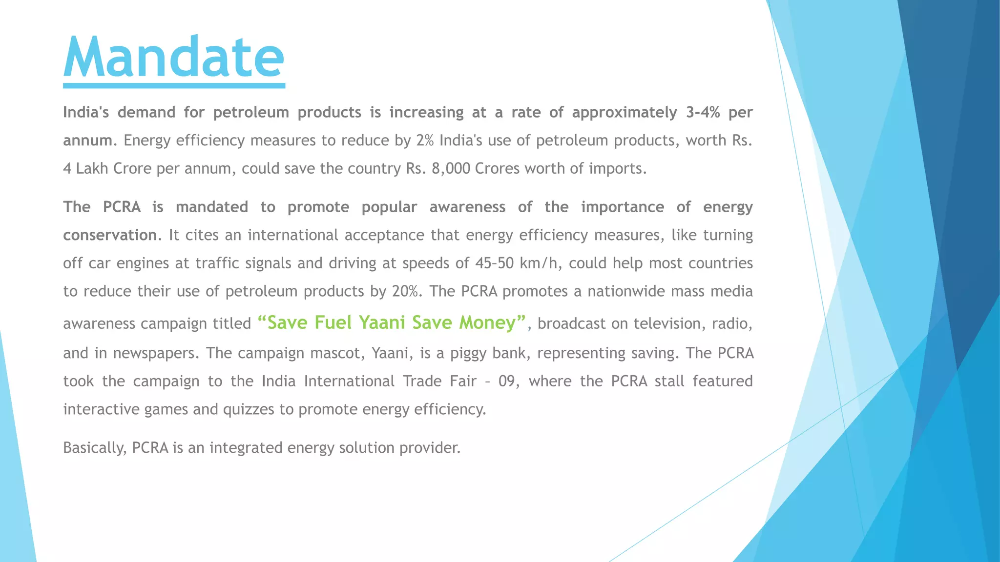 Petroleum Conservation Research Association | PPTX