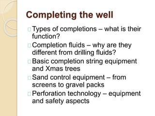 Petroleum drilling fundamentals | PPTX