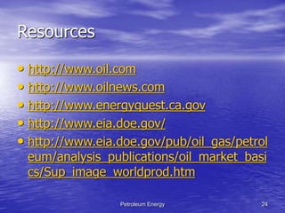 Petroleum energy.ppt