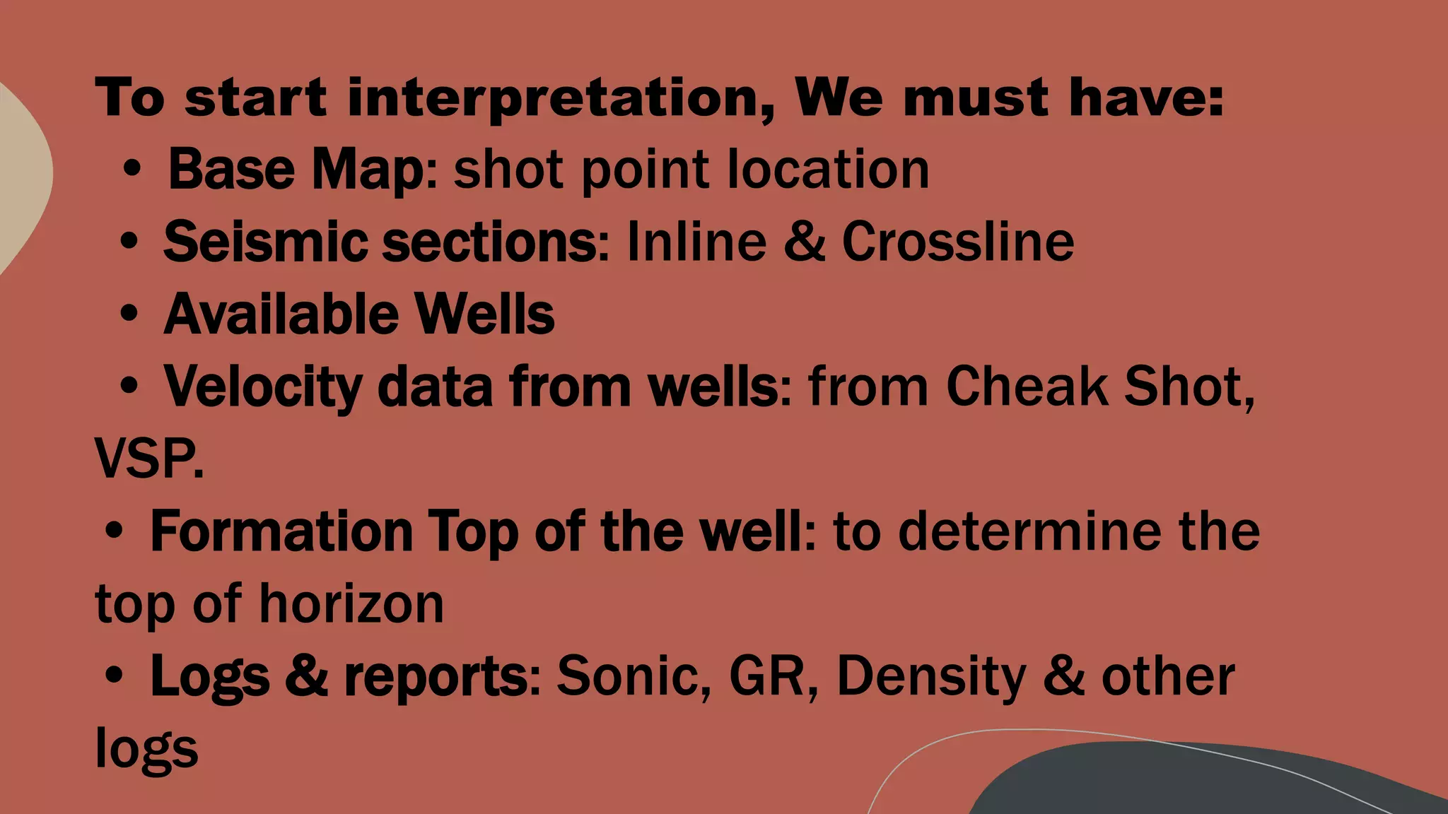 Seismic interpretation | PPTX