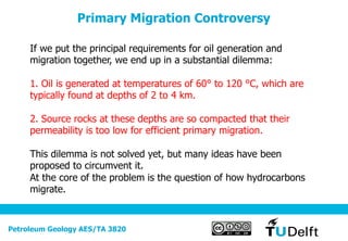 Oil migration (pinacle reef) | PPT