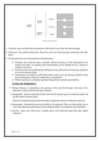 Reservoir Rocks || Petroleum geology Assignment | DOCX