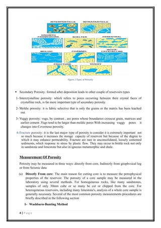 Reservoir Rocks || Petroleum geology Assignment | DOCX