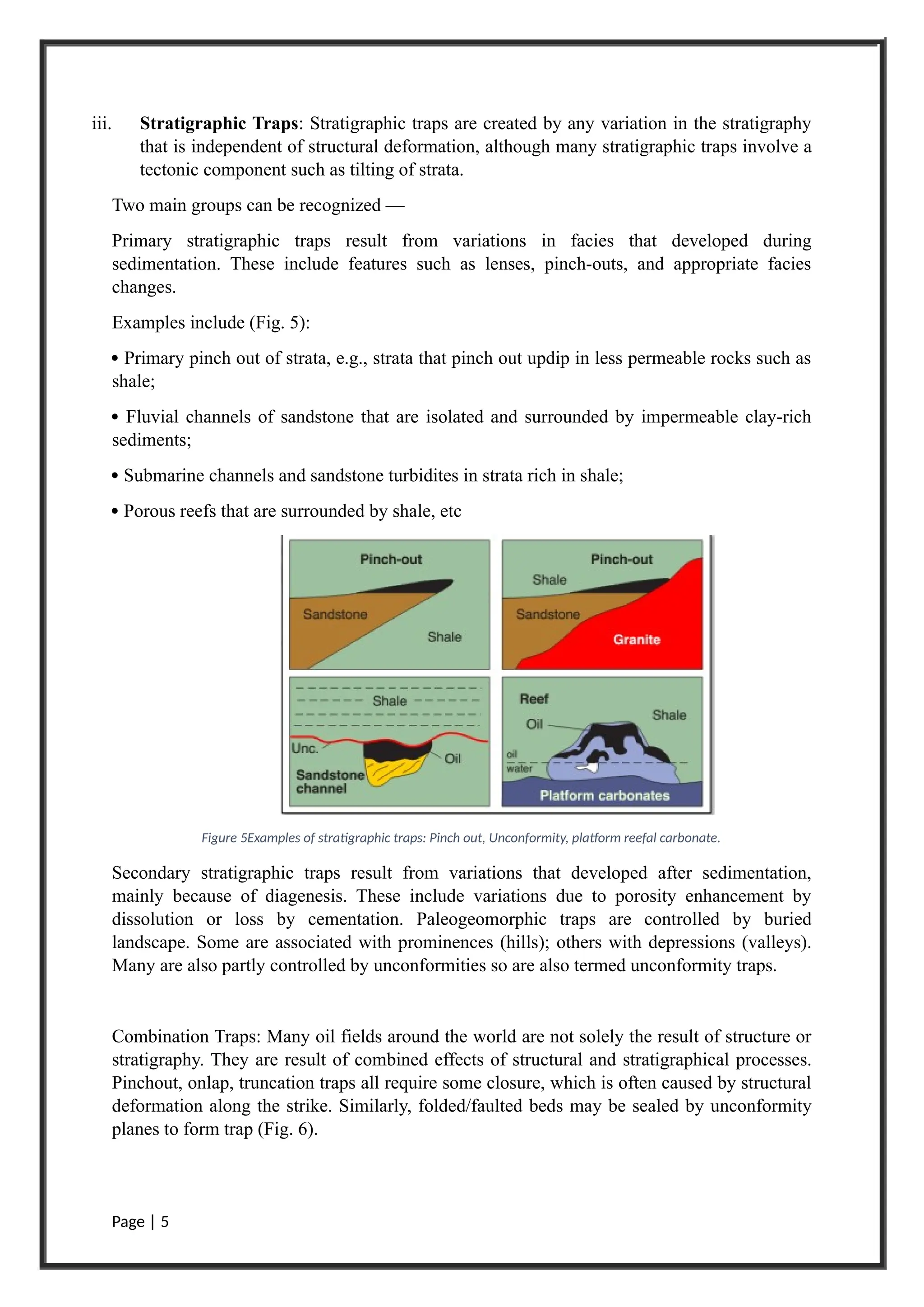 Hydrocarbon Traps || Petroleum geology Assignment | DOCX