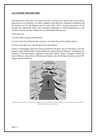 Hydrocarbon Traps || Petroleum geology Assignment | DOCX
