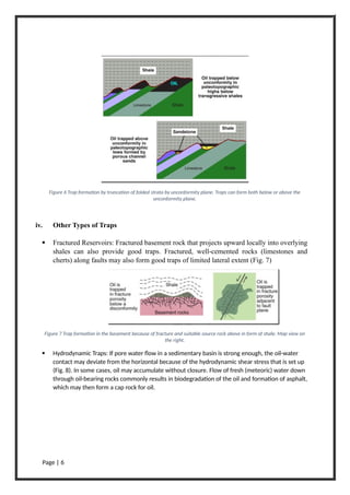 Hydrocarbon Traps || Petroleum geology Assignment | DOCX