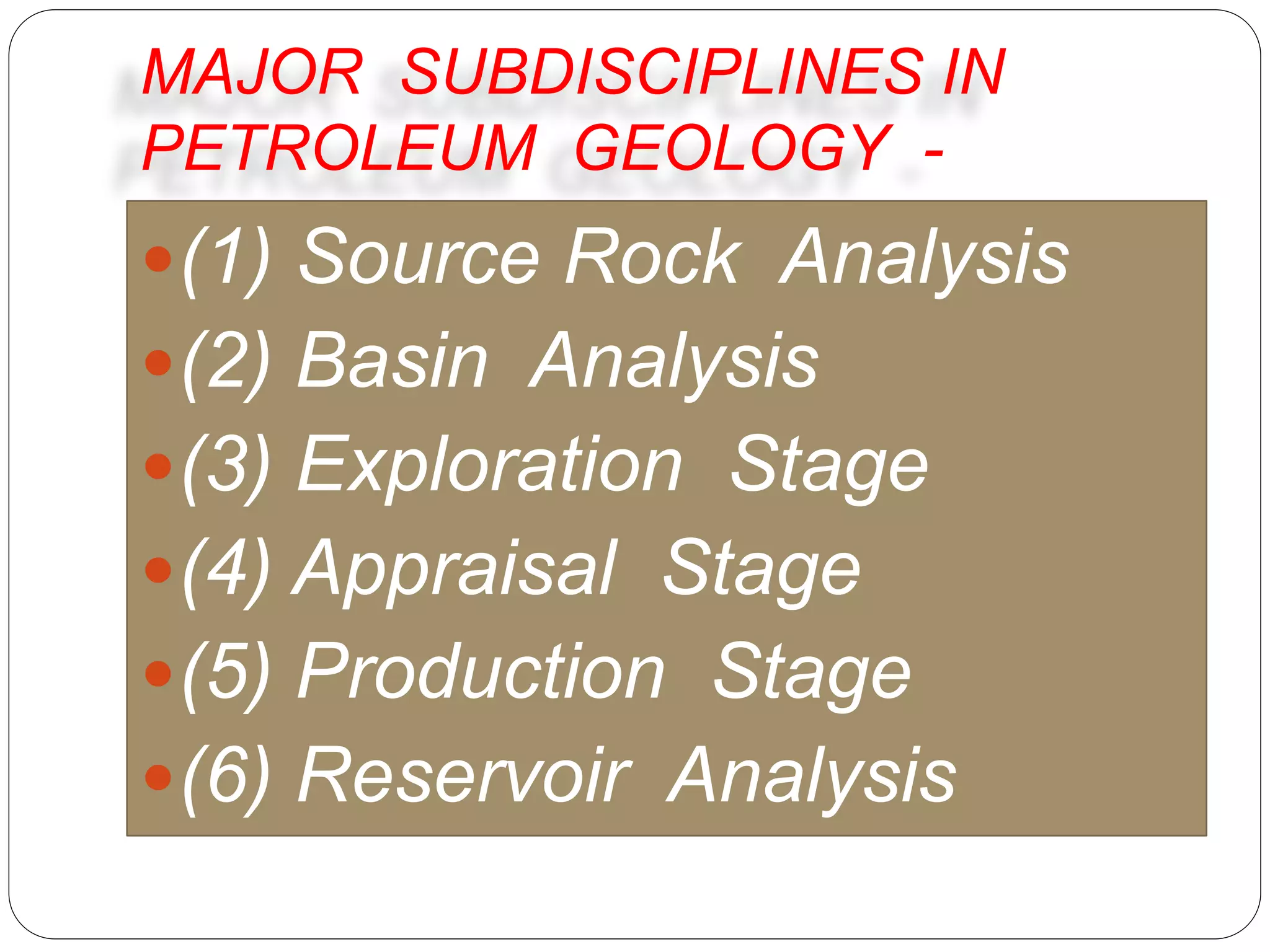 Petroleum geology PPT by Priyam Choudhary | PPT