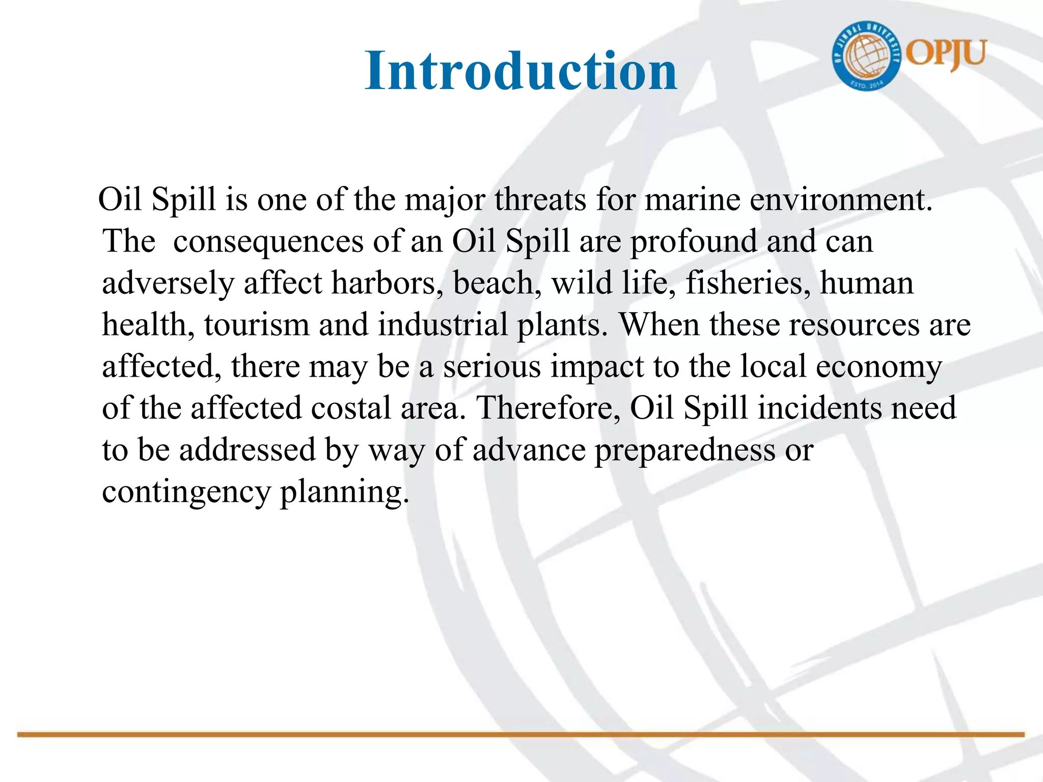 Petroleum oil spill impact | PPT