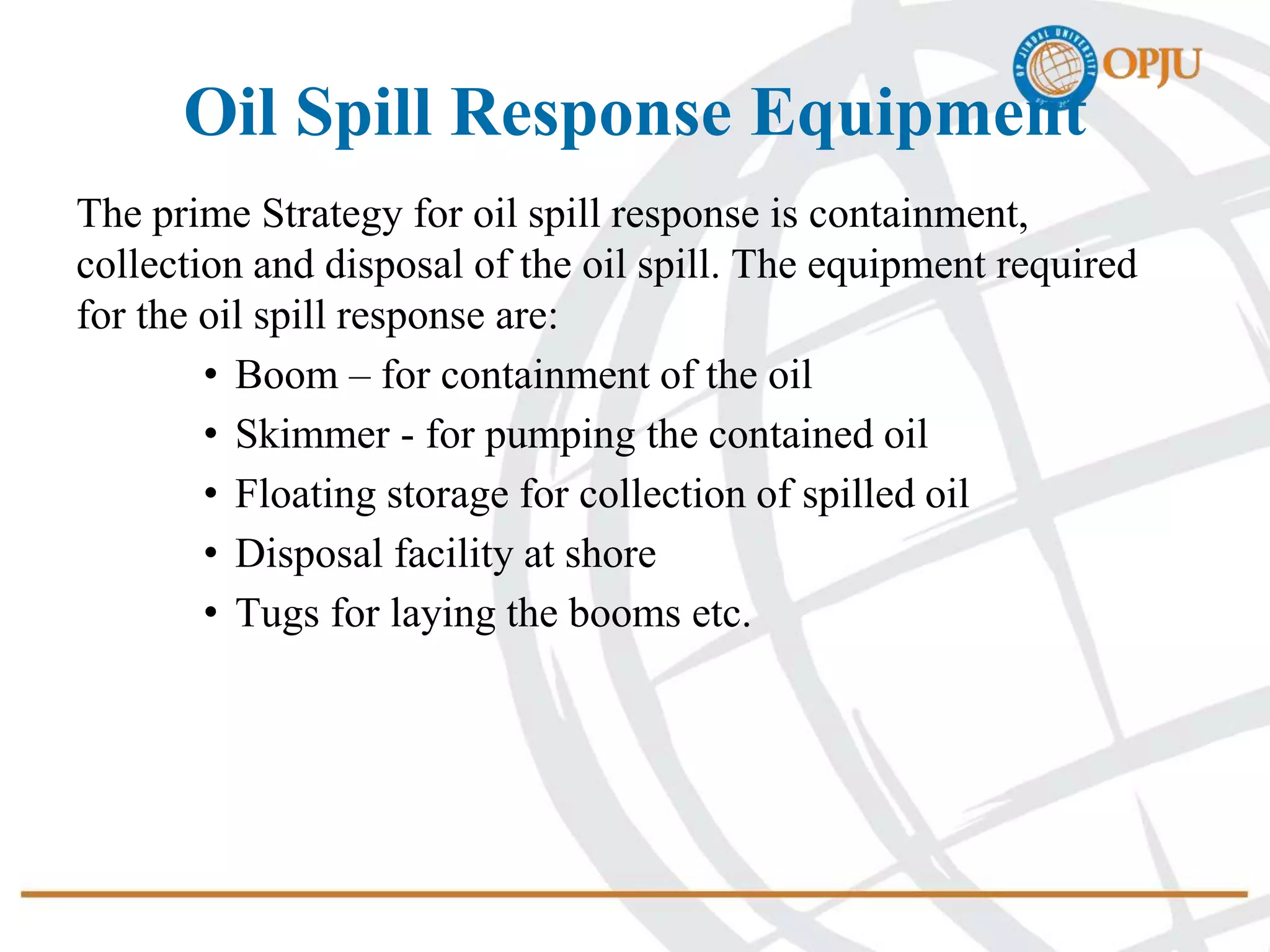 Petroleum oil spill impact | PPTX