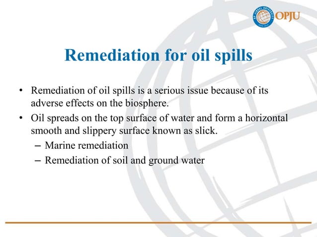 Petroleum oil spill impact | PPT