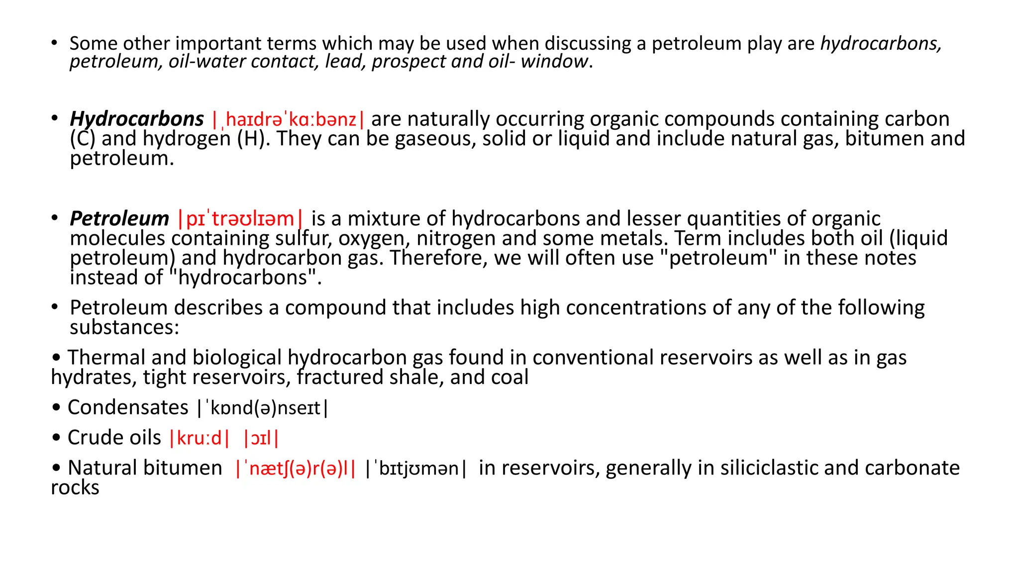 Petroleum play description.pptx for students | PPTX