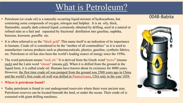 Petroleum ppt.pptx | Chemistry | Science