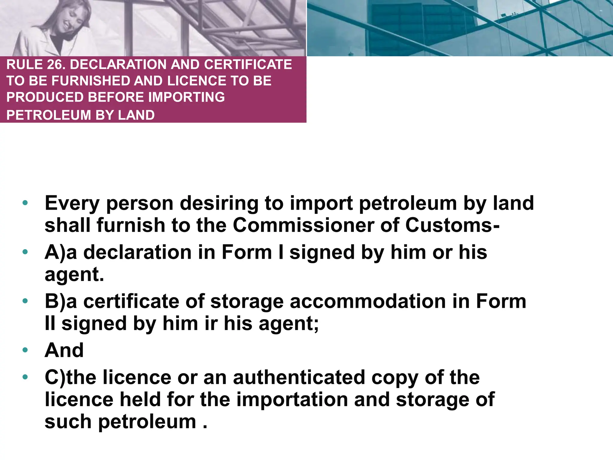 petroleum rule FOR EDUCATION AND KNOWLEDGE.ppt