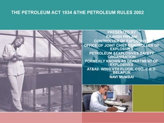 petroleum rule FOR EDUCATION AND KNOWLEDGE.ppt