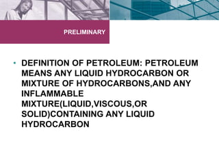 petroleum rule FOR EDUCATION AND KNOWLEDGE.ppt