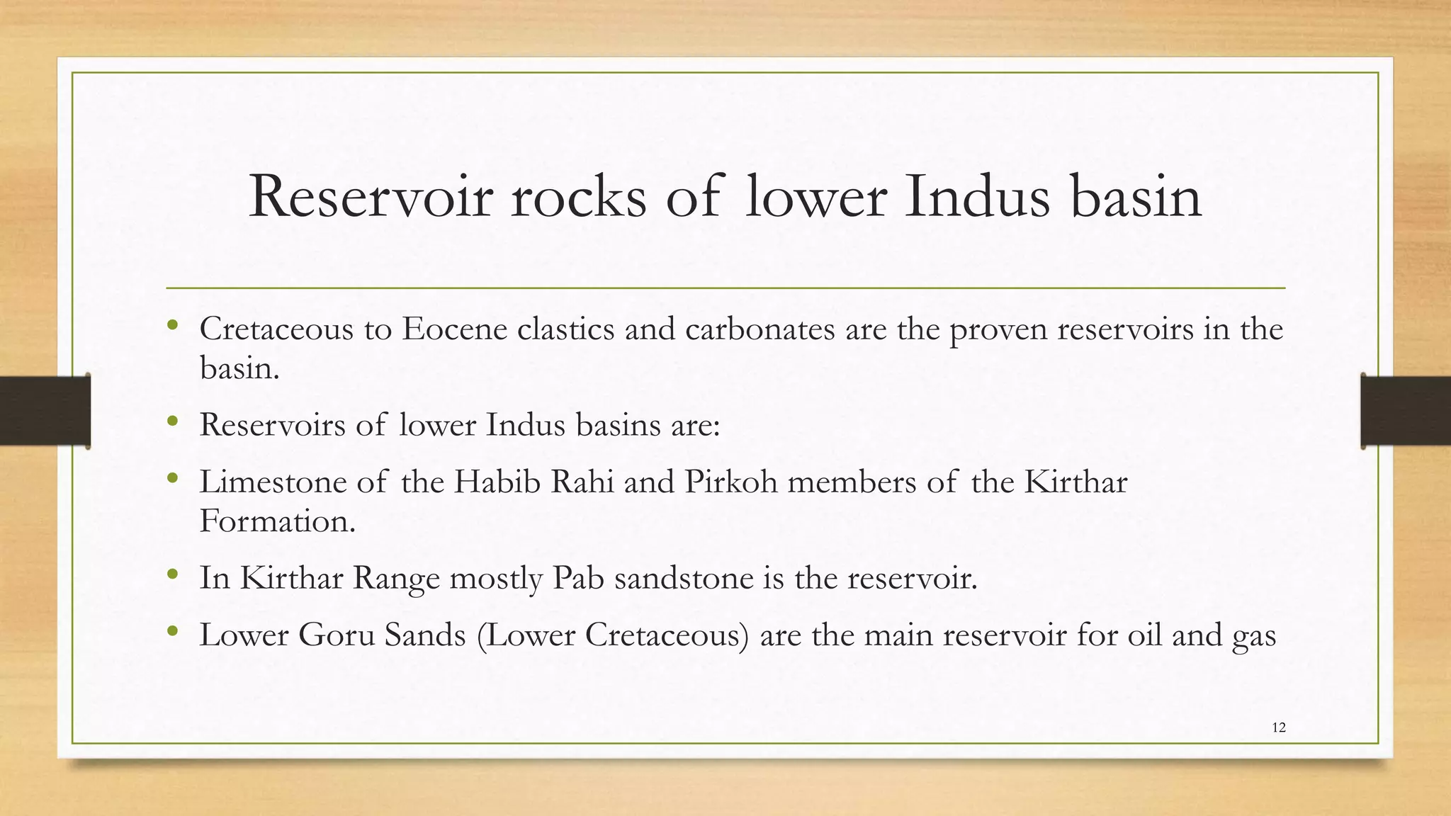 Petroleum system and geology of lower indus basin | PPTX