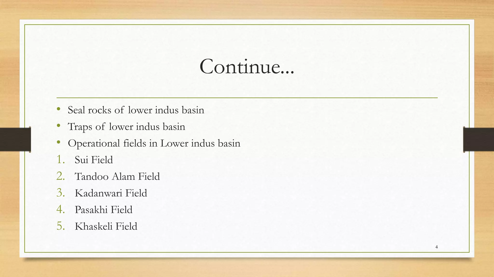 Petroleum system and geology of lower indus basin | PPTX