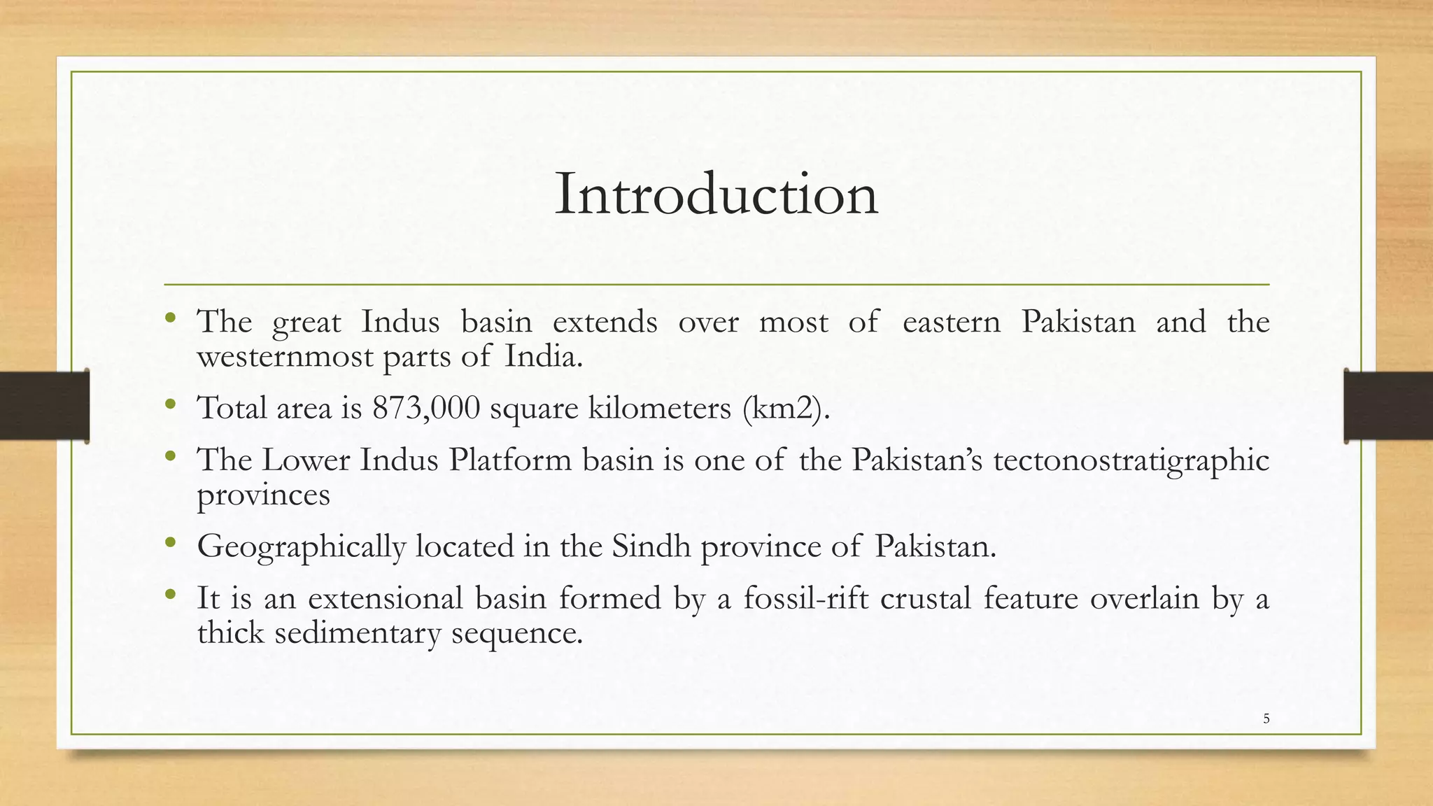 Petroleum system and geology of lower indus basin | PPTX