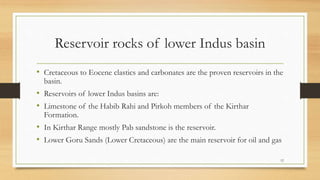 Petroleum system and geology of lower indus basin | PPTX