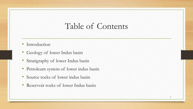 Petroleum system and geology of lower indus basin | PPTX | Geology ...