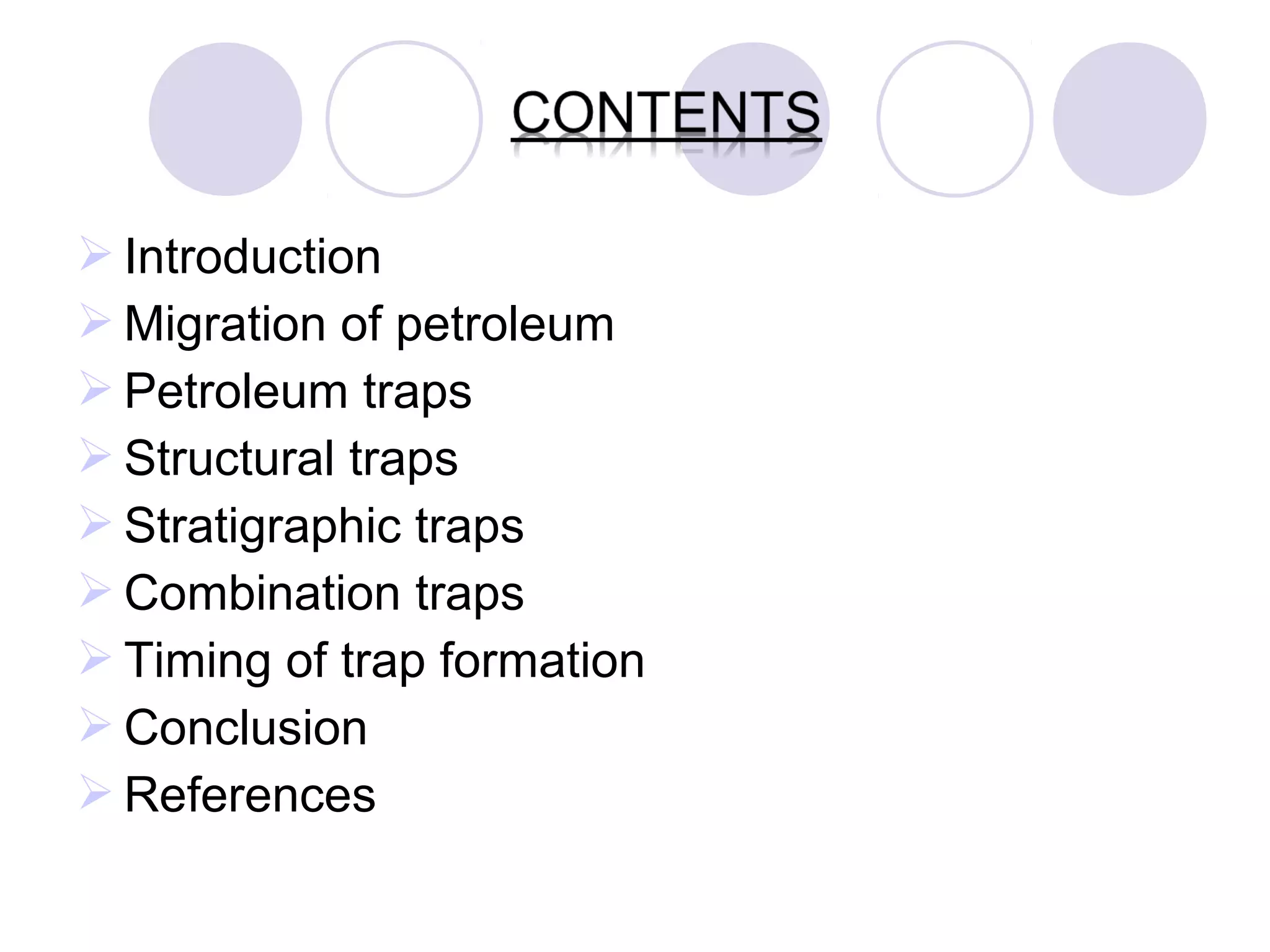 Petroleum traps | PPT