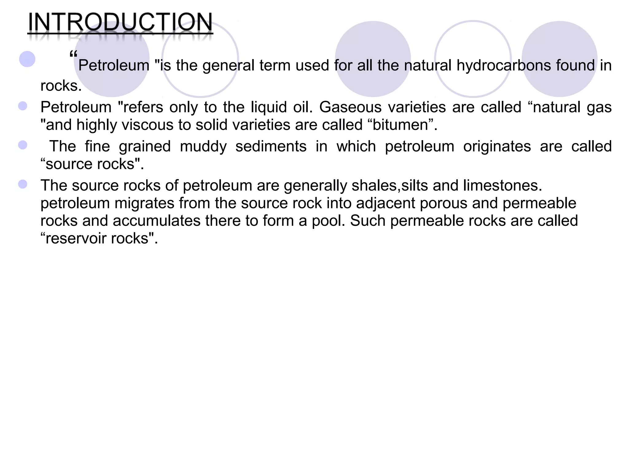 Petroleum traps | PPT