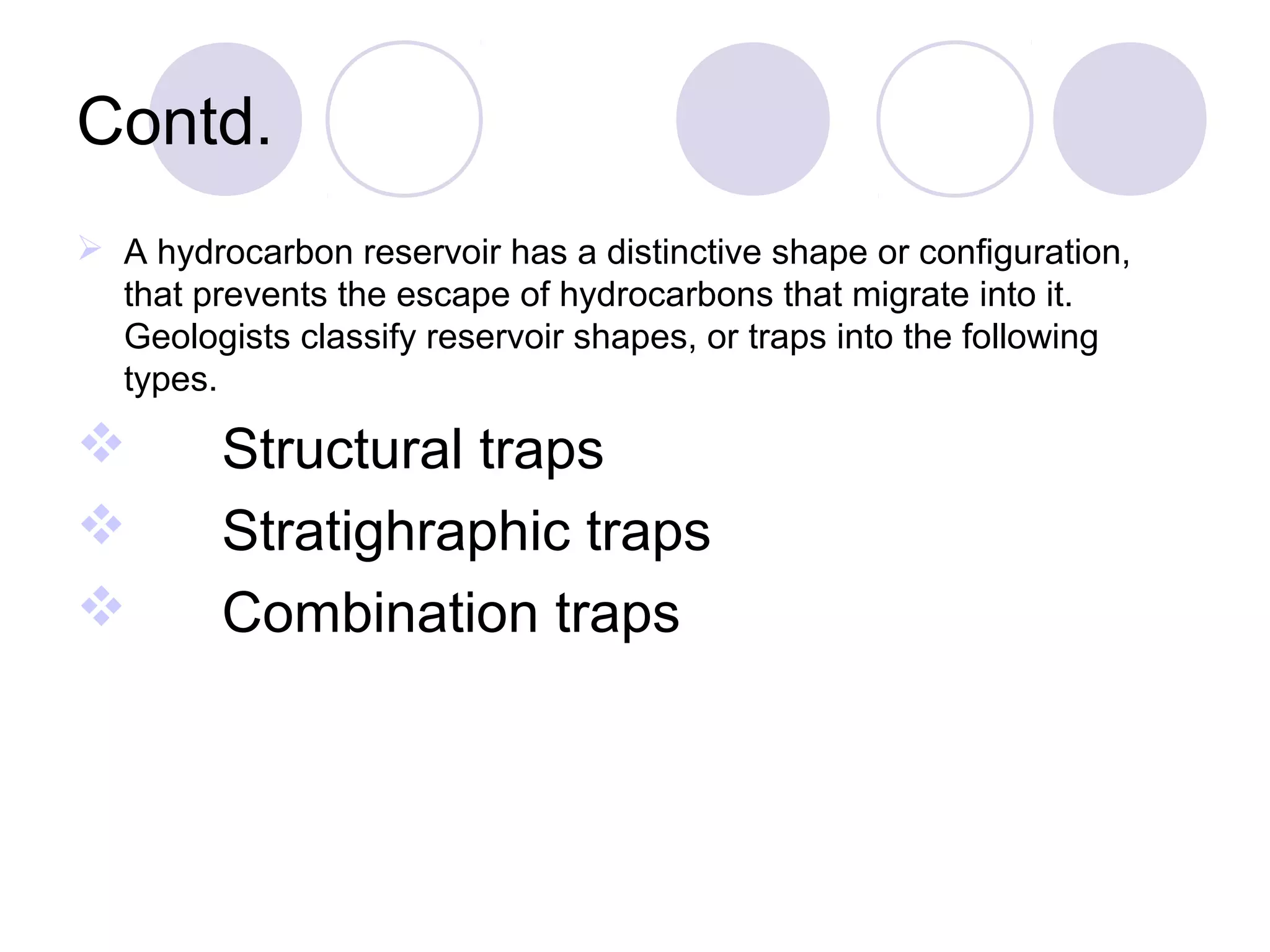 Petroleum traps | PPT