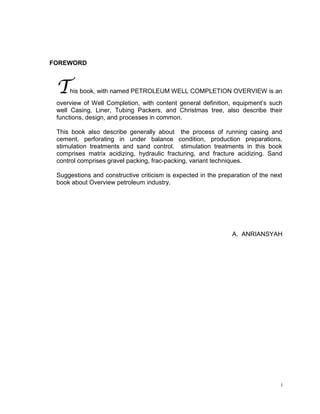 Petroleum well completion overview | PDF