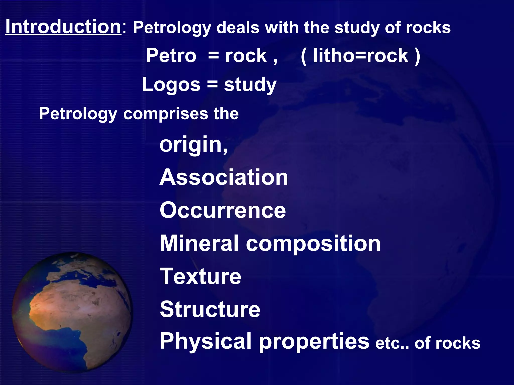 PETROLOGY | PPT