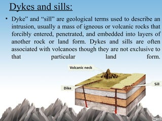 Volcanic Dikes And Sills