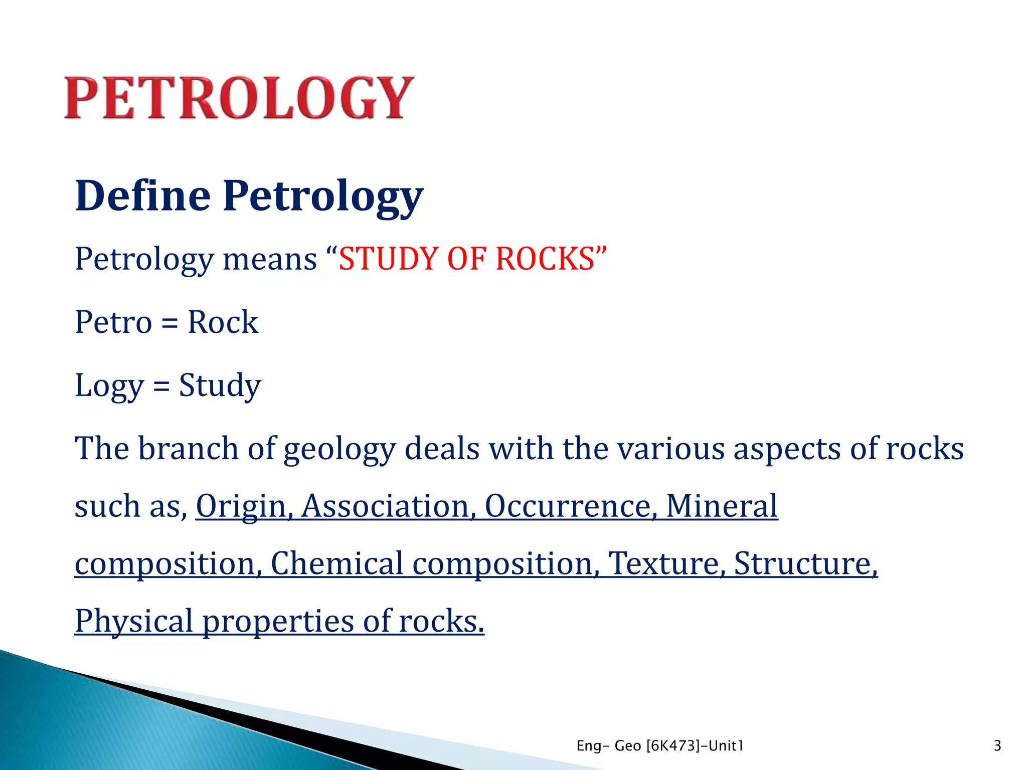 Petrology | PPTX