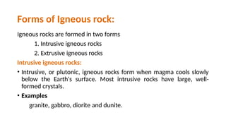 Civil Engineering GEOL40 Geology (Petrology) | PPT
