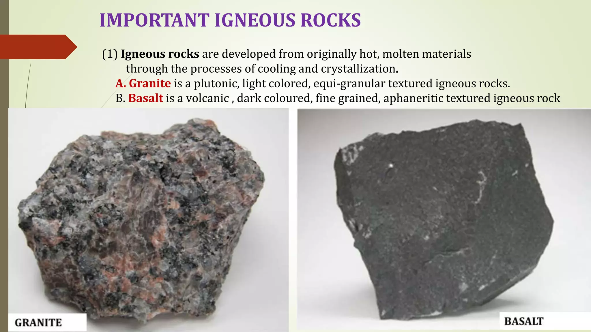 Petrology for Civil Engineering | PPTX