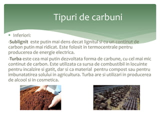 Petrol si carbuni de 9n slife uri e insp | PPTX